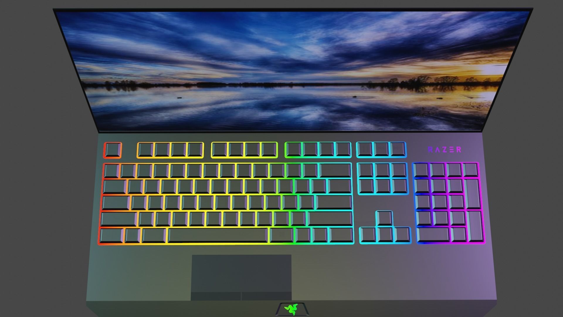 Razor Gaming laptop 3D model | CGTrader