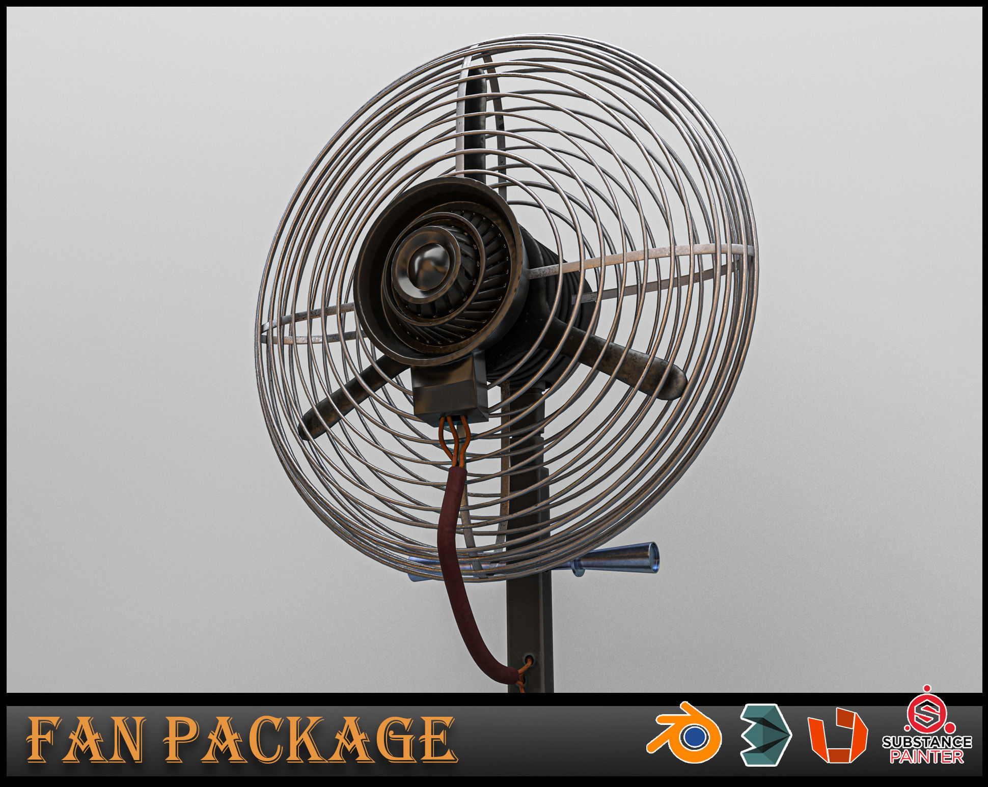 Fan Package 3D model | CGTrader