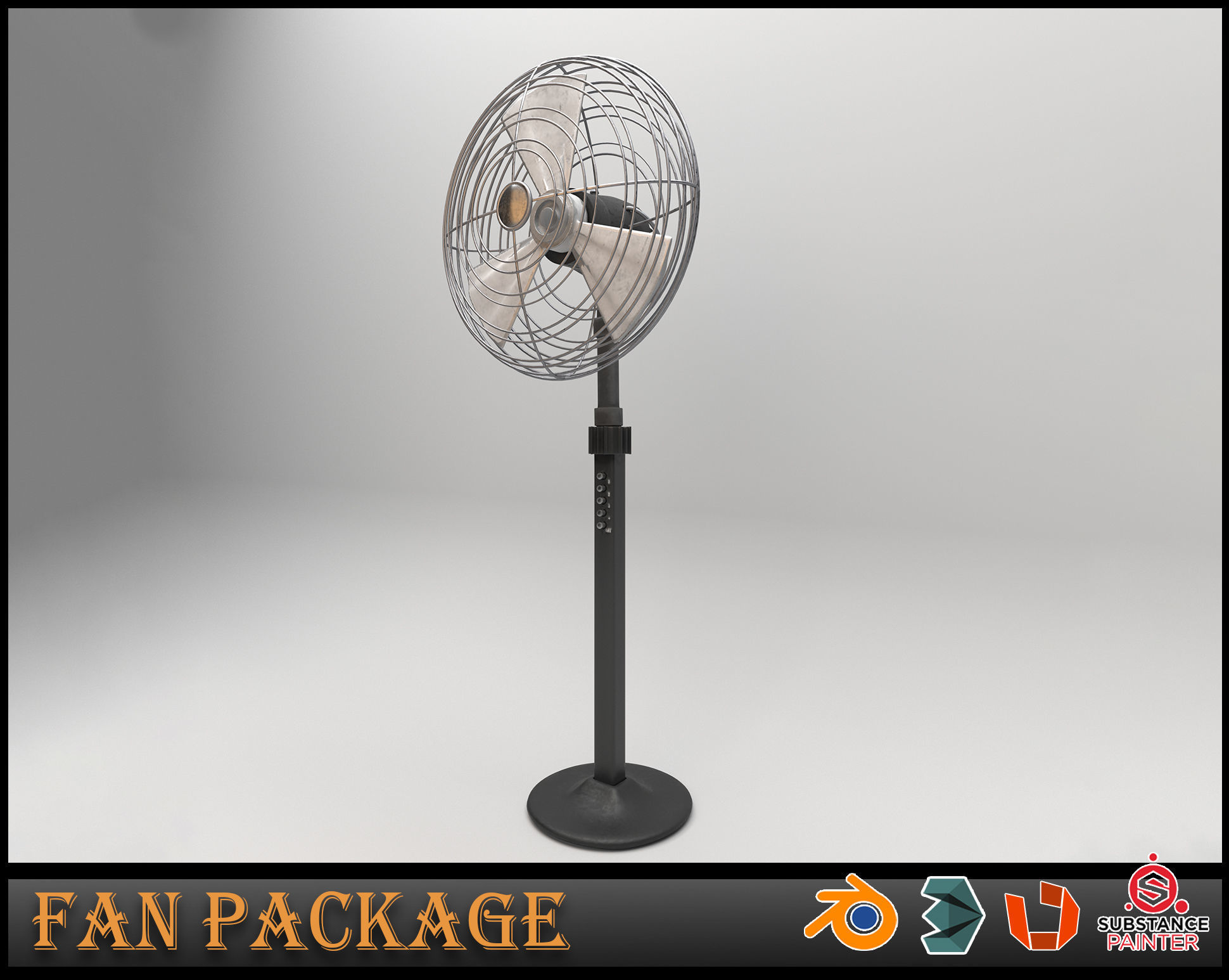 Fan Package 3D model | CGTrader