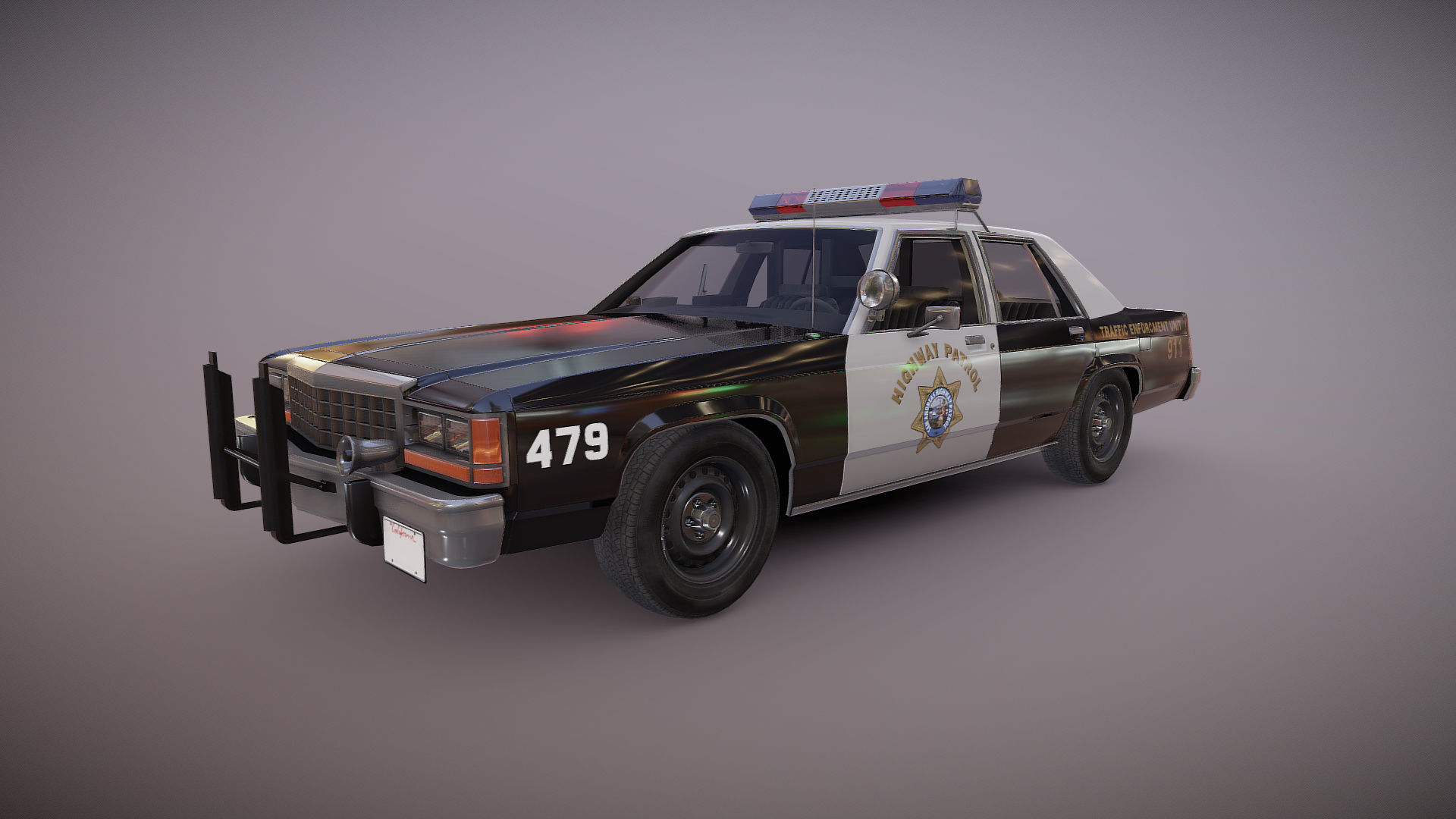3D model Police Patrol Car VR / AR / low-poly | CGTrader