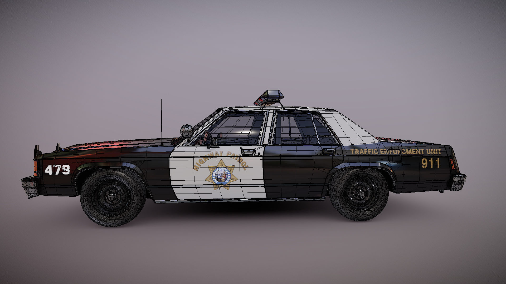 3D model Police Patrol Car VR / AR / low-poly | CGTrader