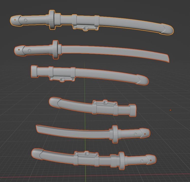 Hwando - Korean Ring Sword free 3D model 3D printable | CGTrader