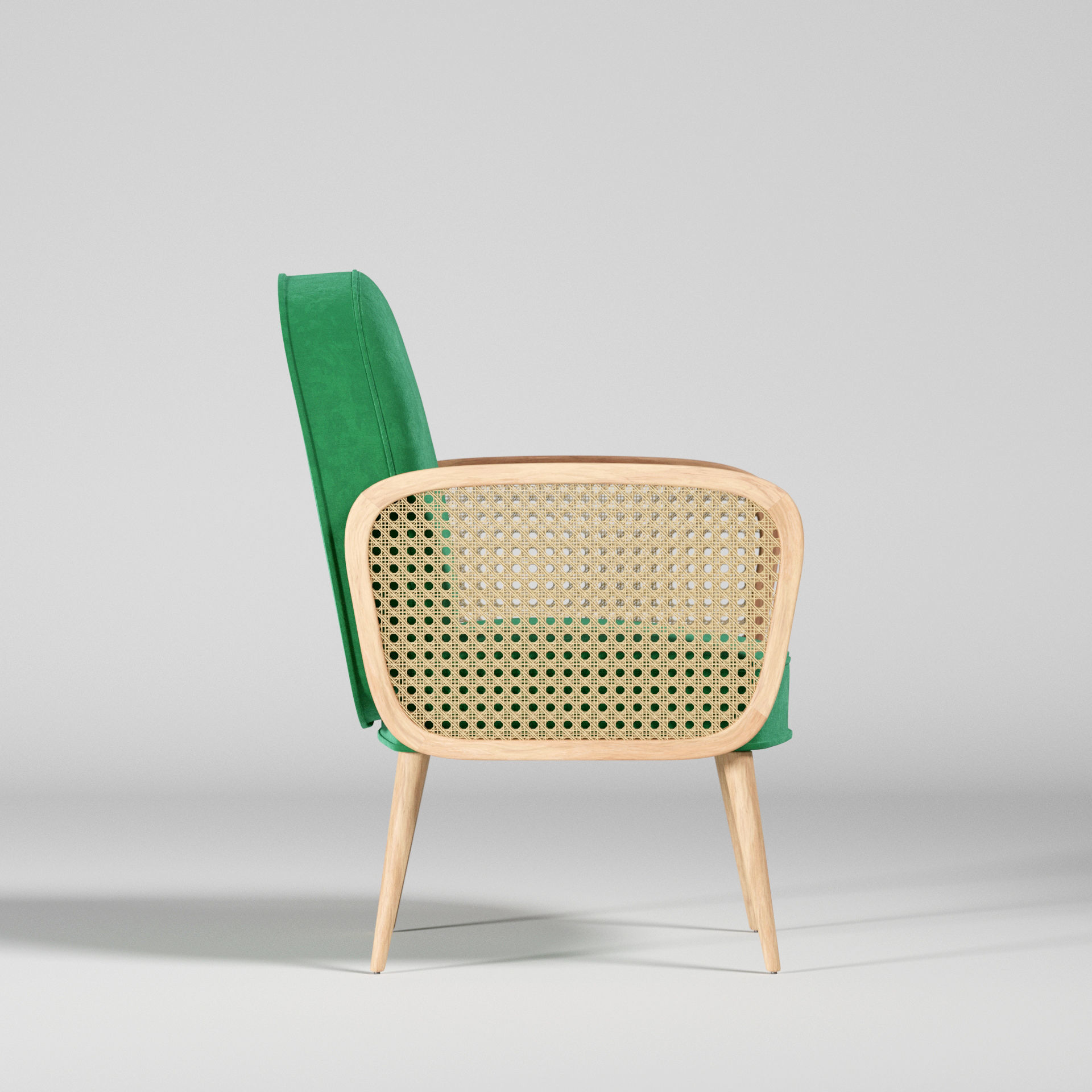 Islamic Modern Chair With Velvet 3D model | CGTrader
