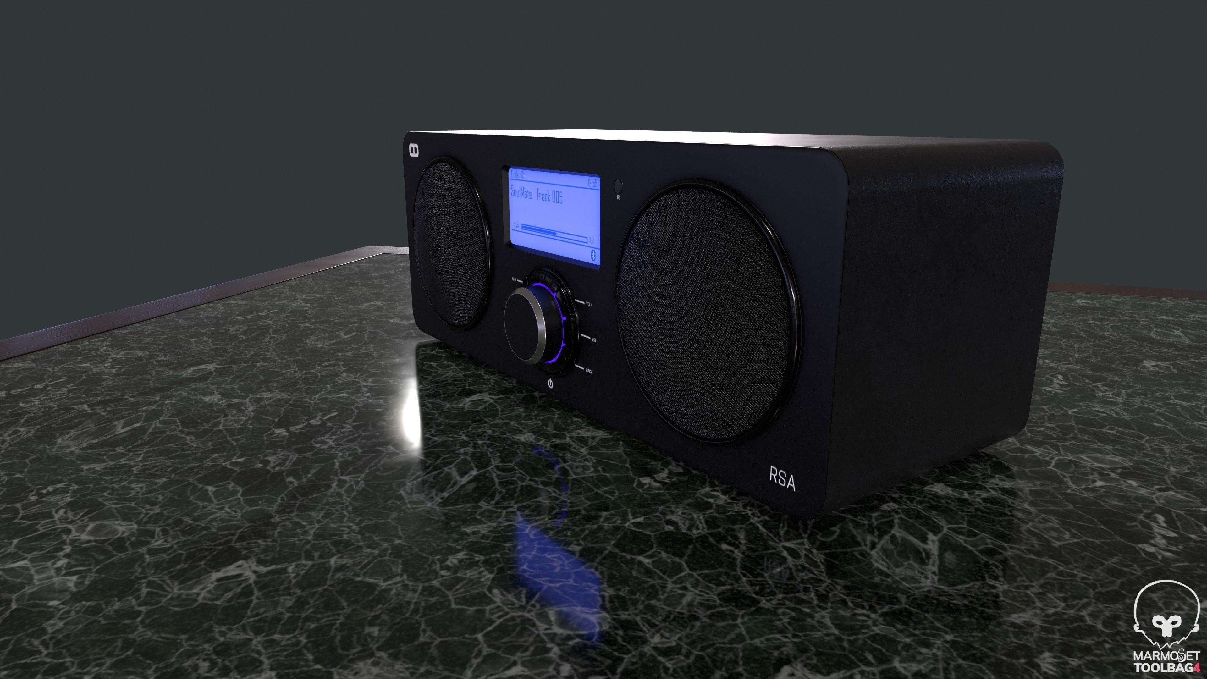 3D model Radio player VR / AR / low-poly | CGTrader