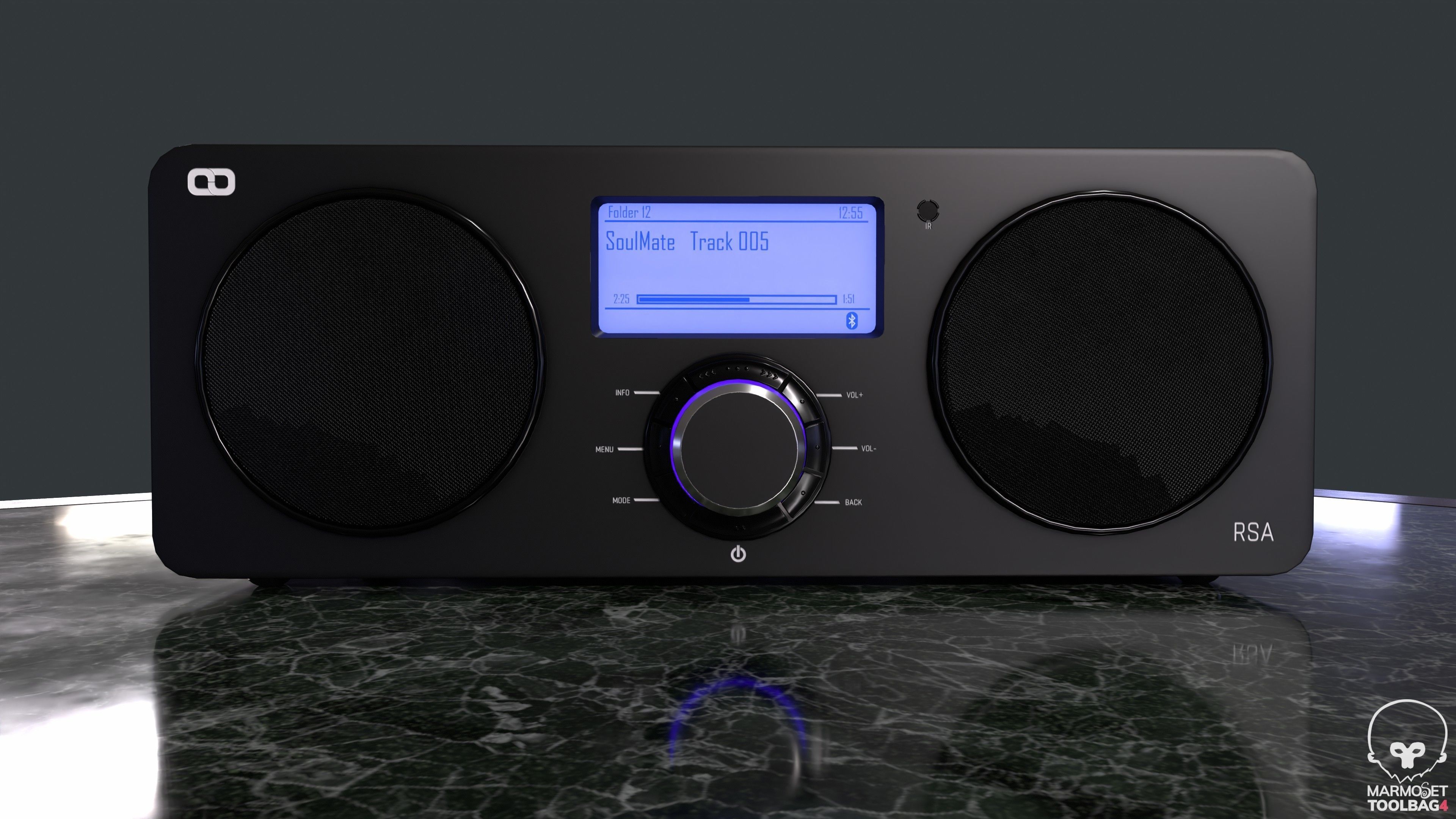 3D model Radio player VR / AR / low-poly | CGTrader