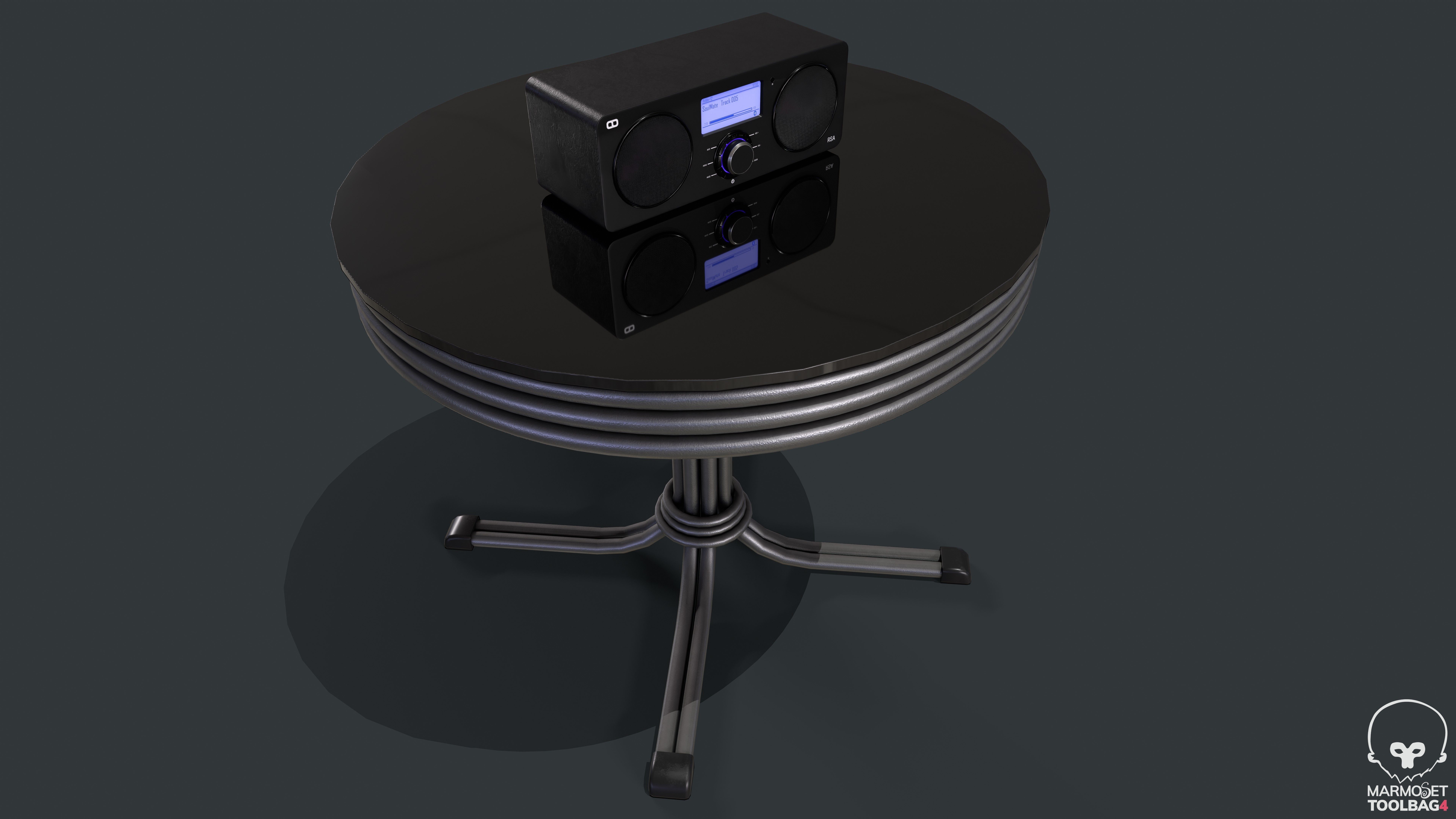 3D model Radio player VR / AR / low-poly | CGTrader