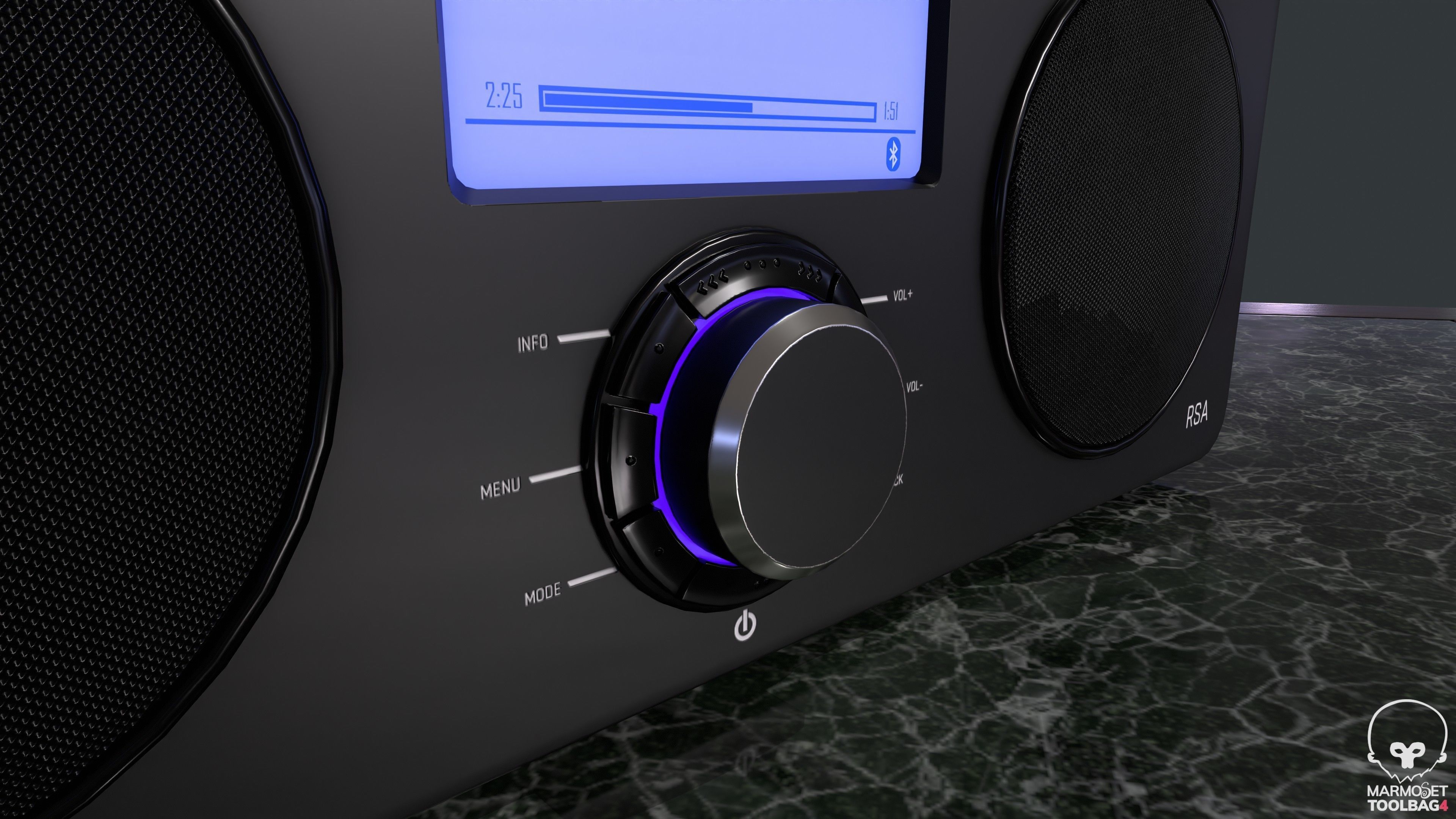 3D model Radio player VR / AR / low-poly | CGTrader