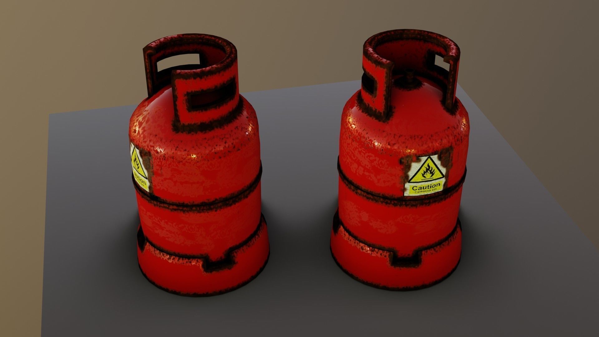 3D model Gas cylinder game ready VR / AR / low-poly | CGTrader