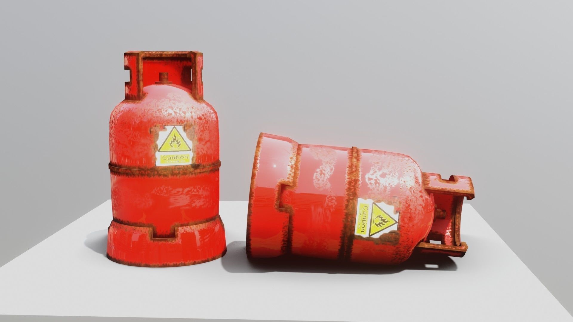 3D model Gas cylinder game ready VR / AR / low-poly | CGTrader