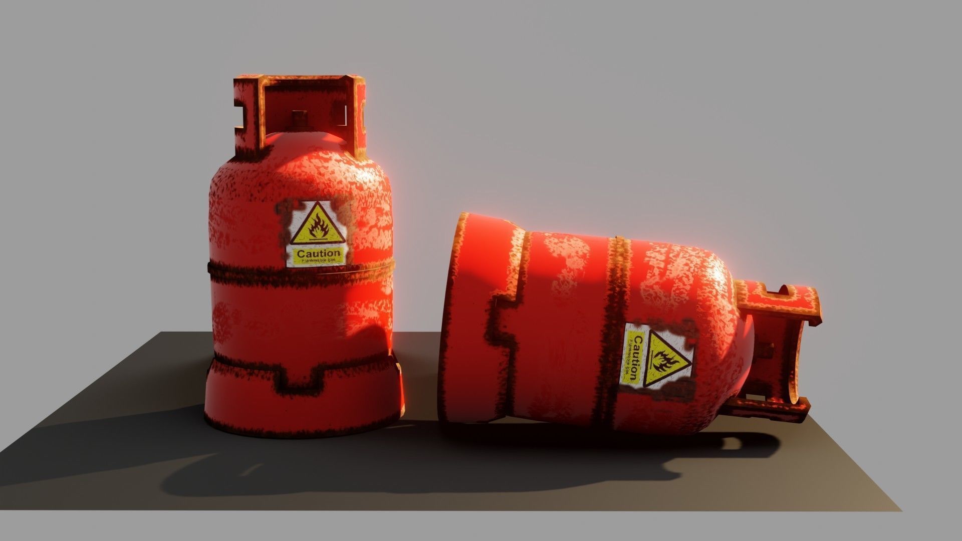 3D model Gas cylinder game ready VR / AR / low-poly | CGTrader
