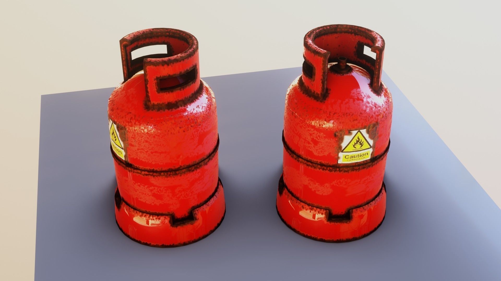 3D model Gas cylinder game ready VR / AR / low-poly | CGTrader