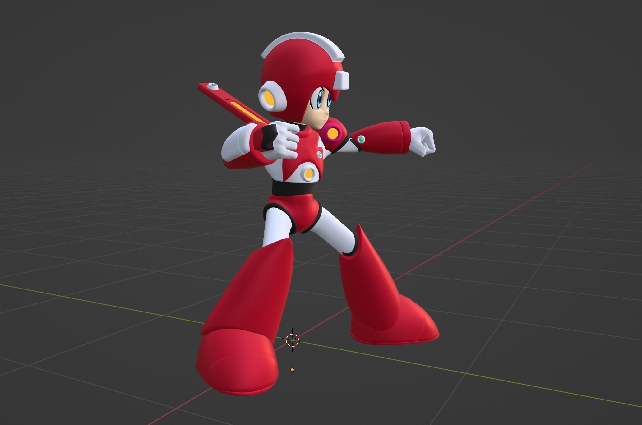 Super Mega Man - Megaman 7 3D model rigged | CGTrader