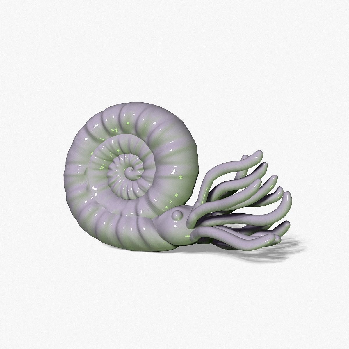 nautilus snail 3D model 3D printable | CGTrader