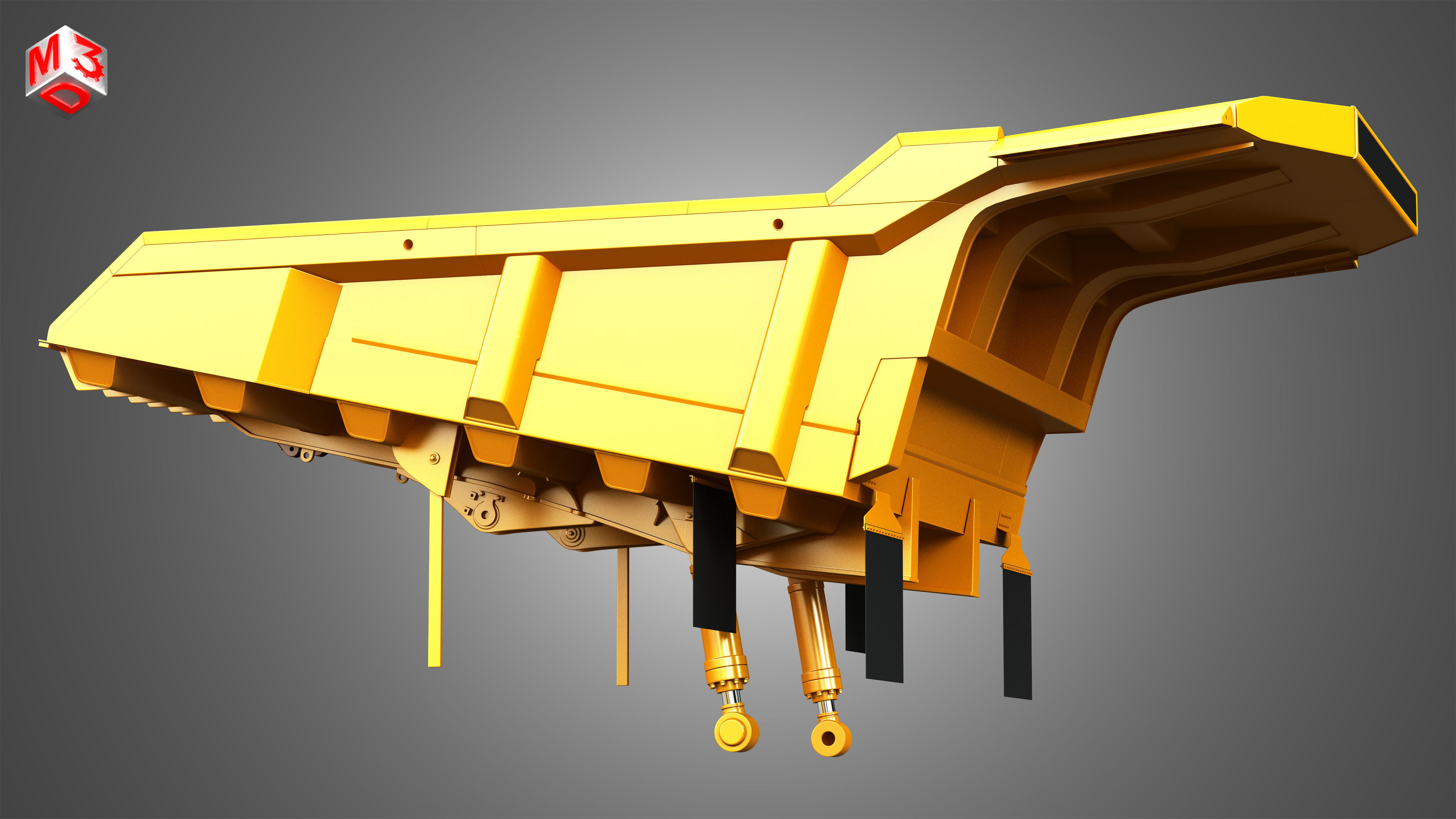 Dump Body - 785D Mining Bump Truck 3D model | CGTrader
