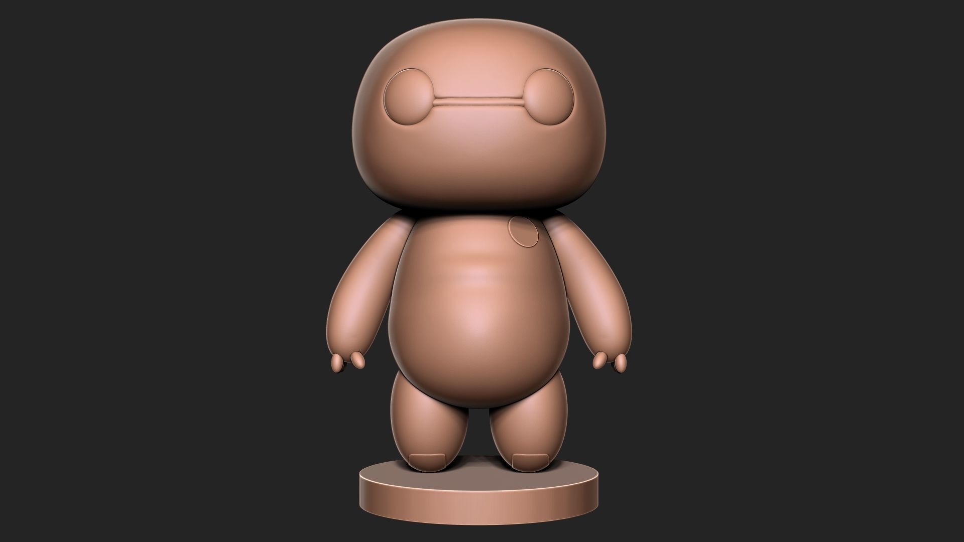 Big hero 6 - Baymax 3D model 3D printable | CGTrader