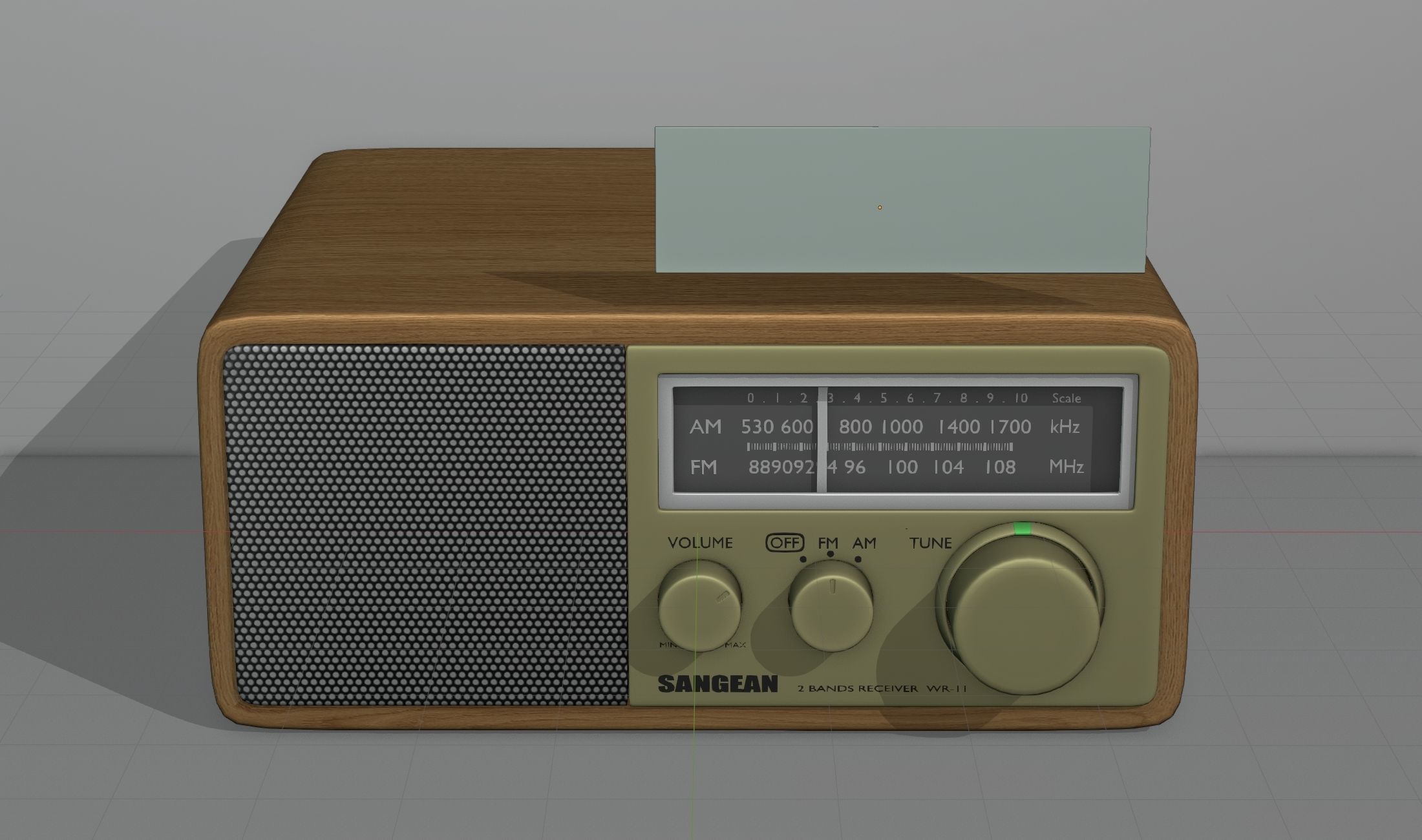 Desktop Dual Band Receiver 3D model | CGTrader