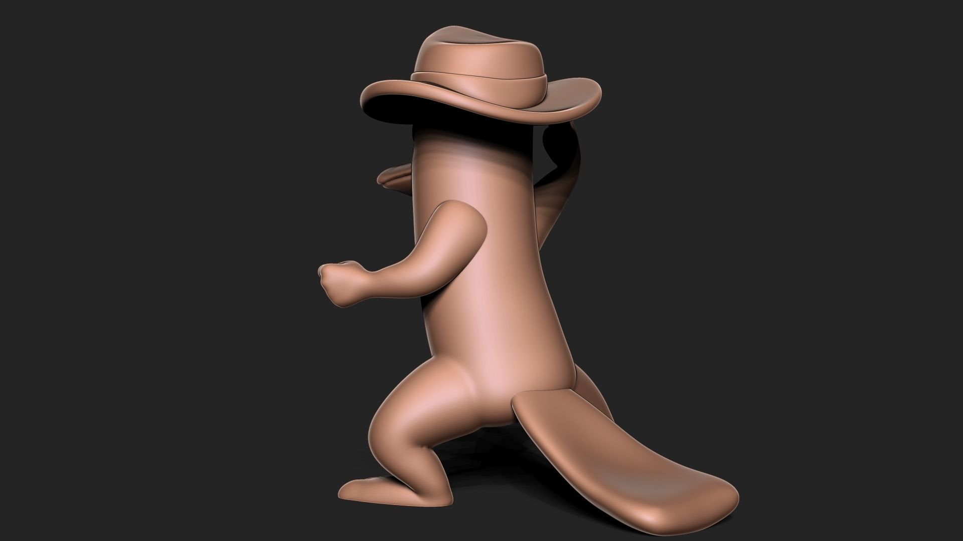 Perry the Platypus 3D model 3D printable | CGTrader