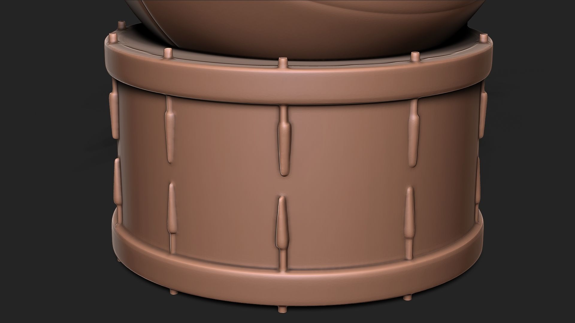 Dumbo with drum 3D model 3D printable | CGTrader