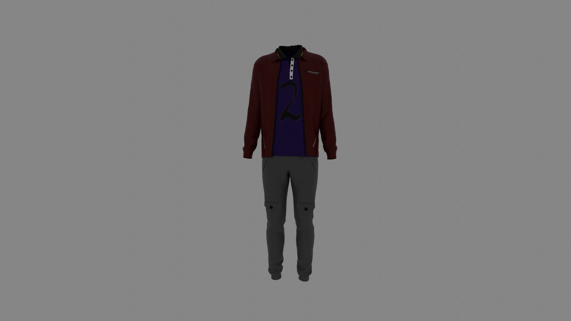 3D model Man Clothes VR / AR / low-poly | CGTrader