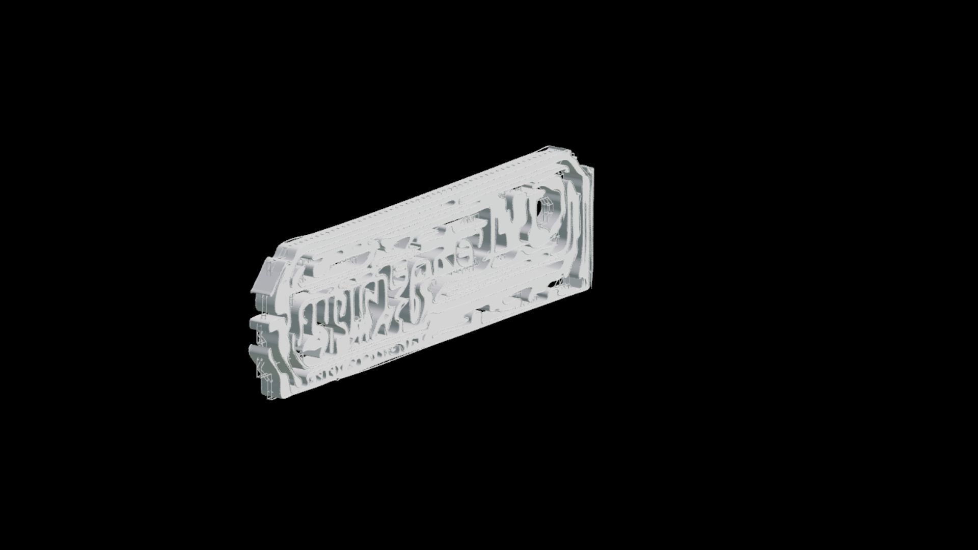 3D model Sci-Fi Sci Fi Cyberpunk City Sign Ad Light Board Street 34 VR ...