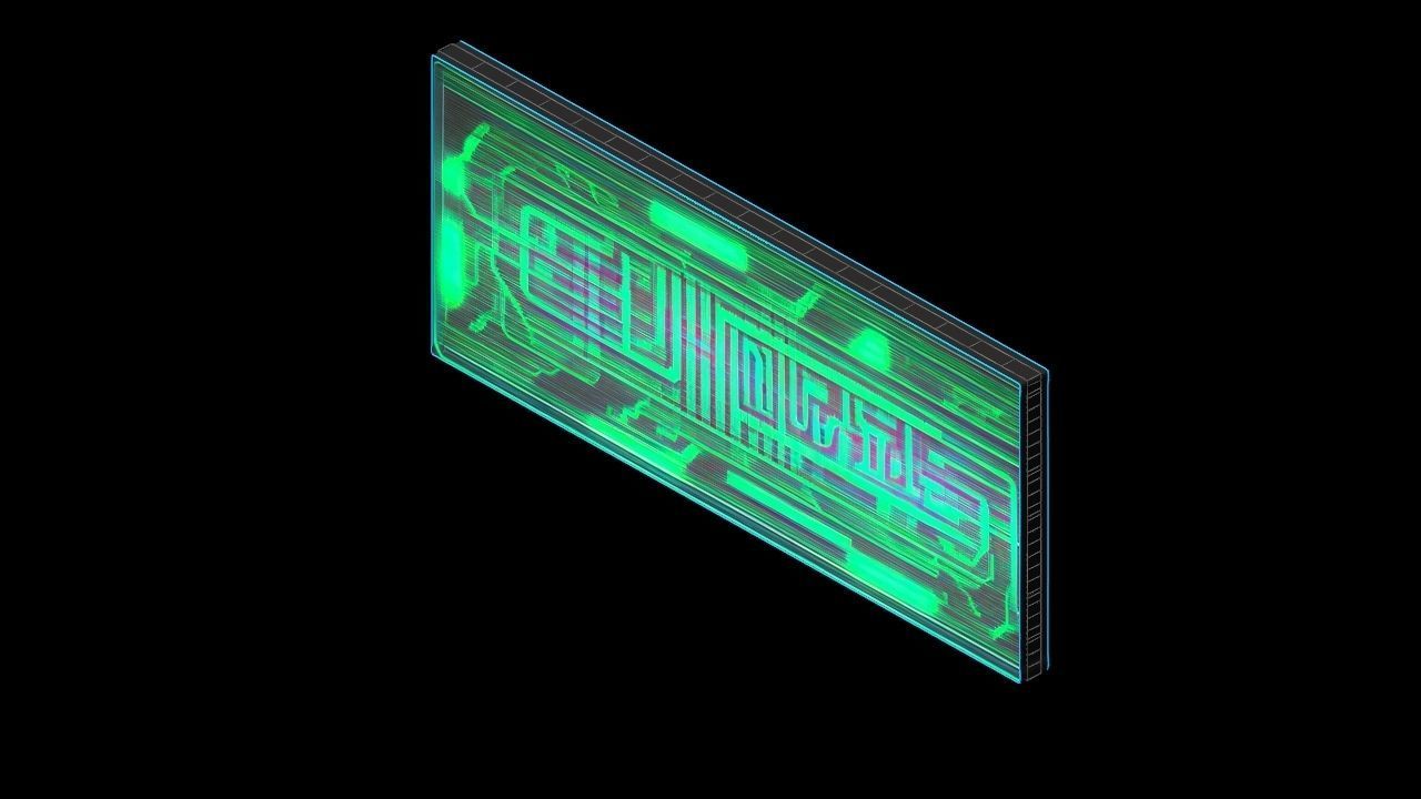 3D model Sci-Fi Sci Fi Cyberpunk City Neon Ad Light Board Street 11 VR ...