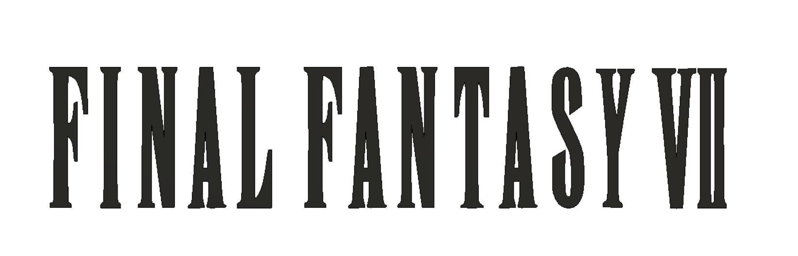 Logo Final Fantasy VII 3D model 3D printable | CGTrader