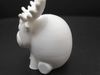 Round Moose 3D model 3D printable | CGTrader