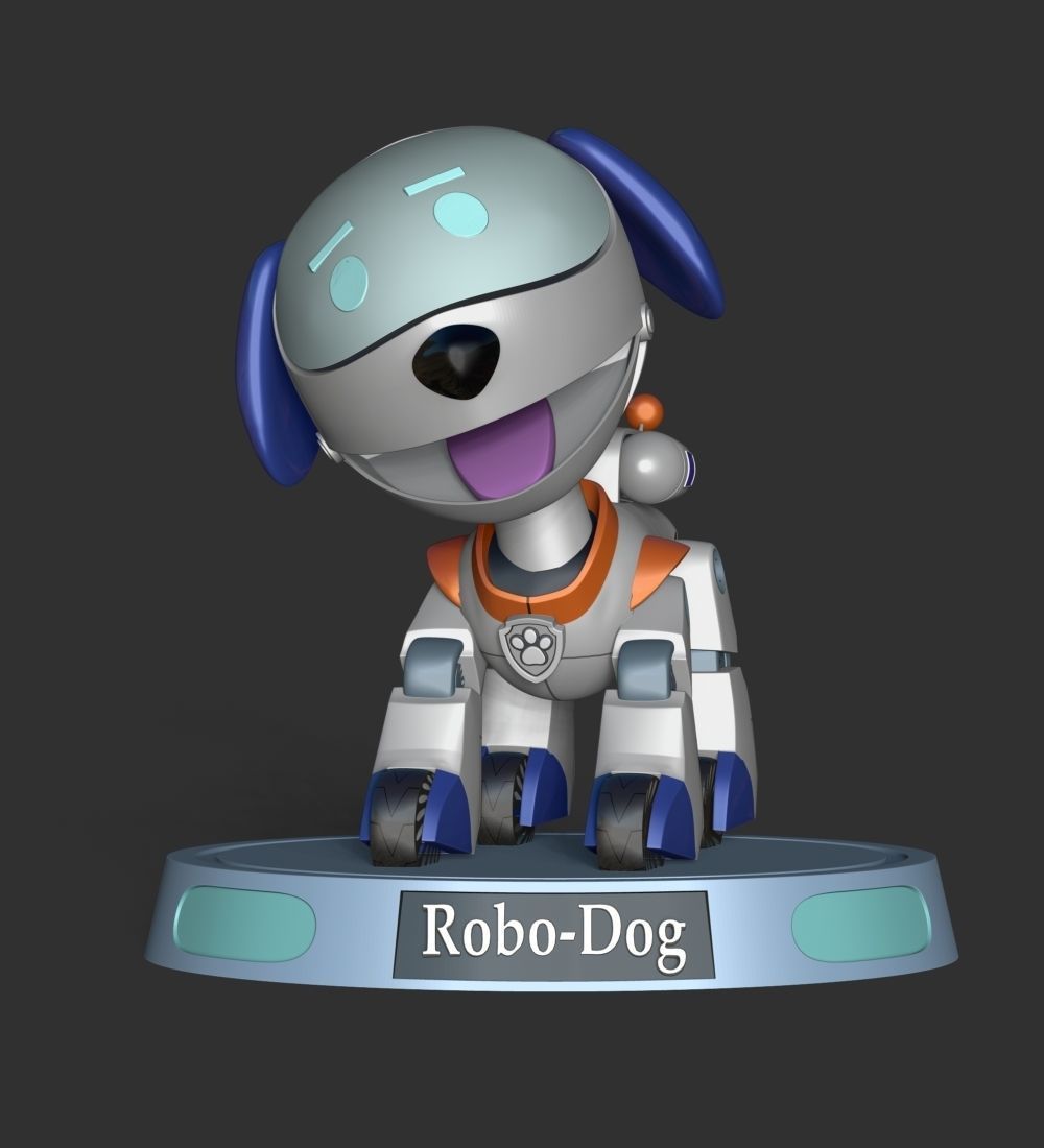 Robo-Dog Paw Patrol free 3D model 3D printable | CGTrader