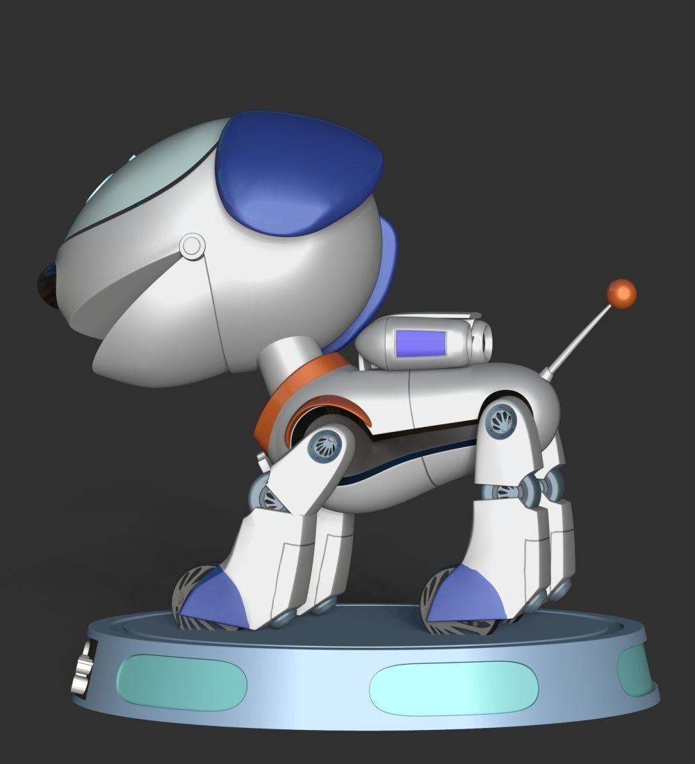Robo-Dog Paw Patrol free 3D model 3D printable | CGTrader