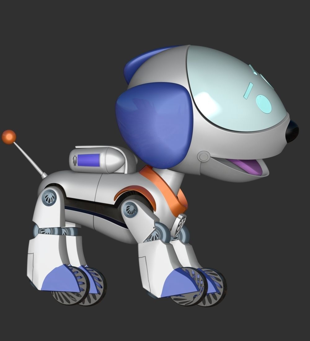 Robo-Dog Paw Patrol free 3D model 3D printable | CGTrader
