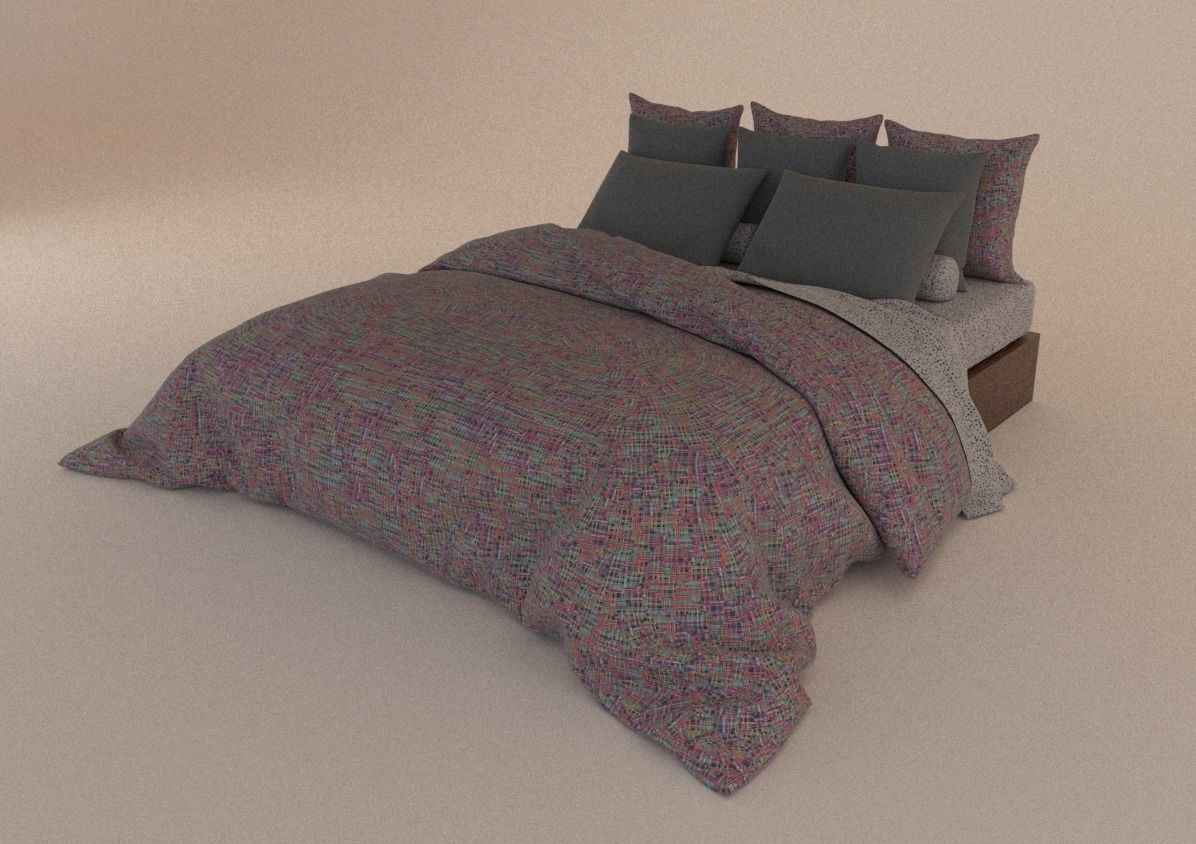 Modern Bed 3d Model free 3D model | CGTrader