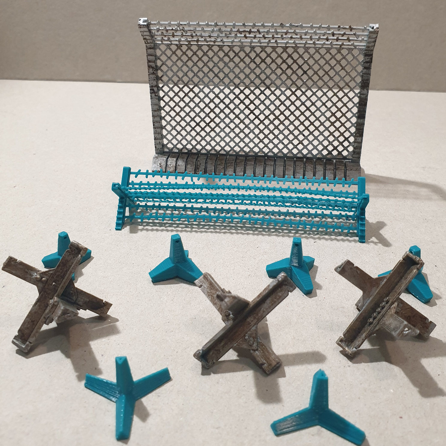 Anti-tank barricades 3D model | CGTrader