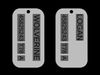 Logan 2017 - Wolverine dog tags 3D model 3D printable | CGTrader