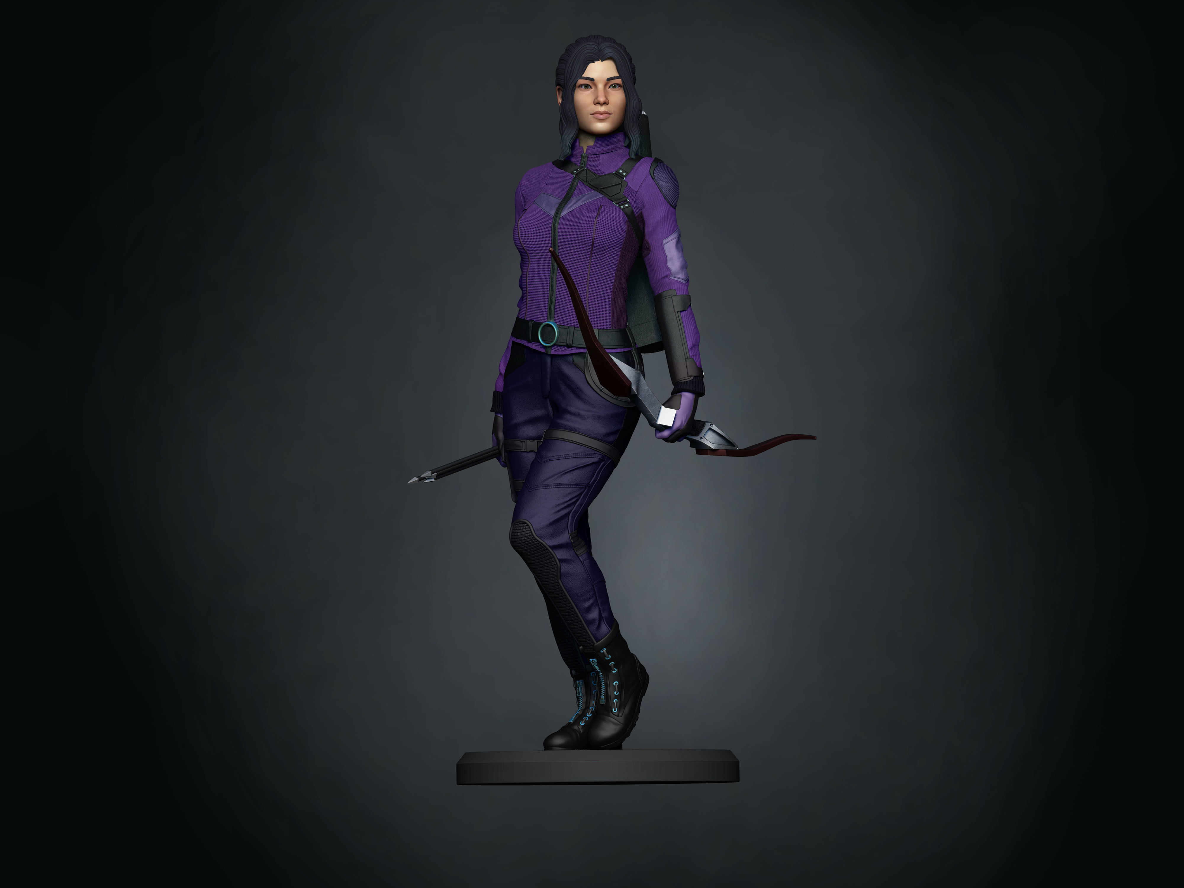 HAWKEYE - KATE BISHOP 3D model 3D printable | CGTrader