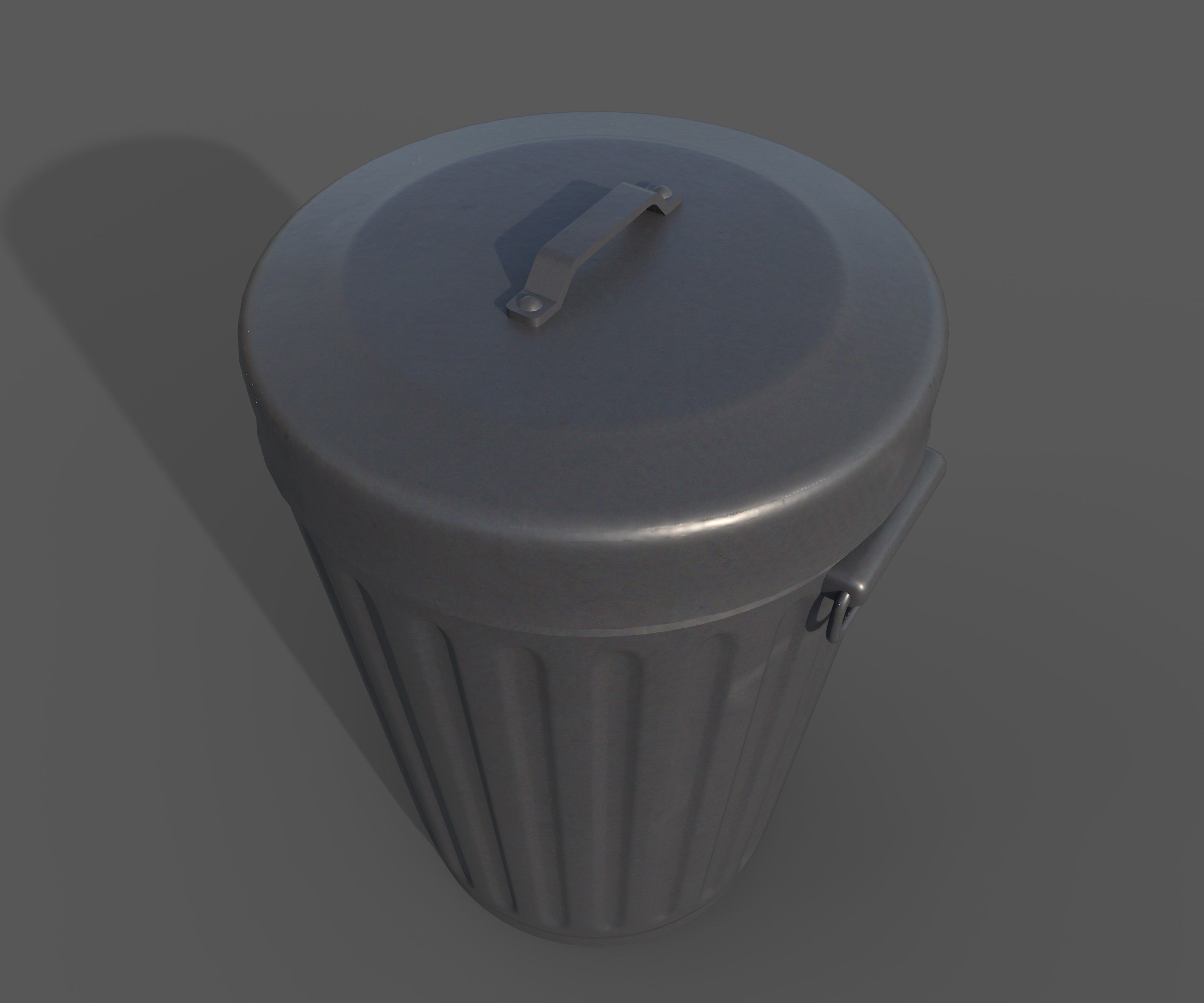 3D model Trash Can VR / AR / low-poly | CGTrader