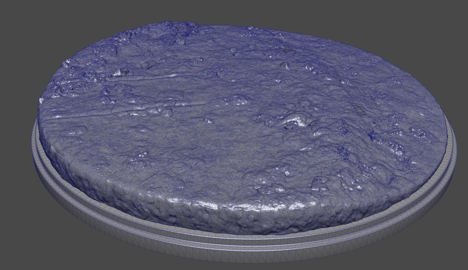 Ground On Base PBR free 3D model | CGTrader