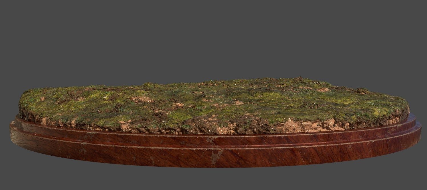 Ground On Base PBR free 3D model | CGTrader