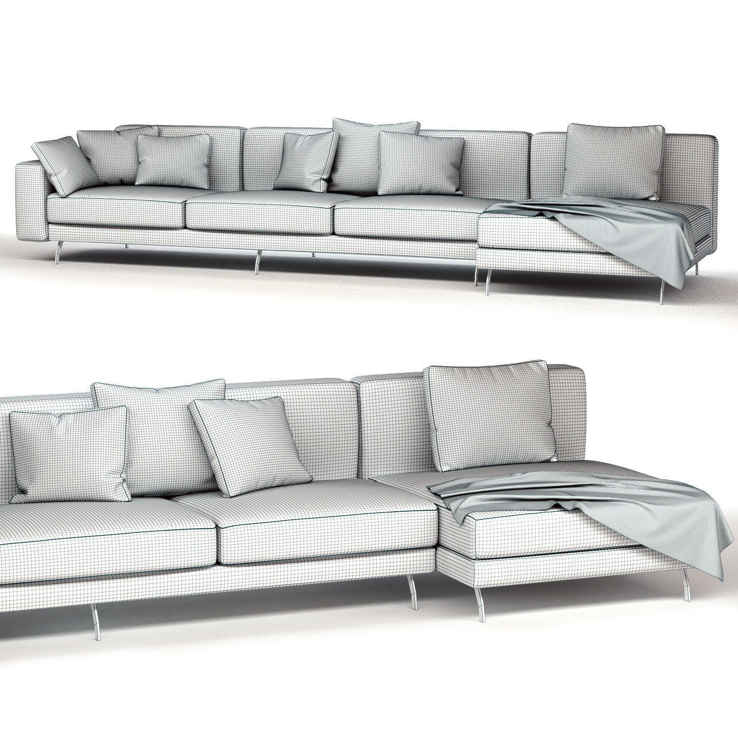 Flexteam Sofa - Andy Set01 3D model | CGTrader