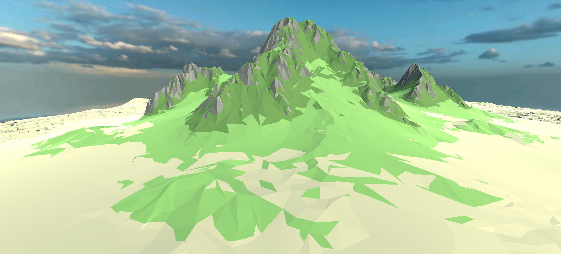 Lowpoly Terrain Set for Unity and Unreal 3D model | CGTrader