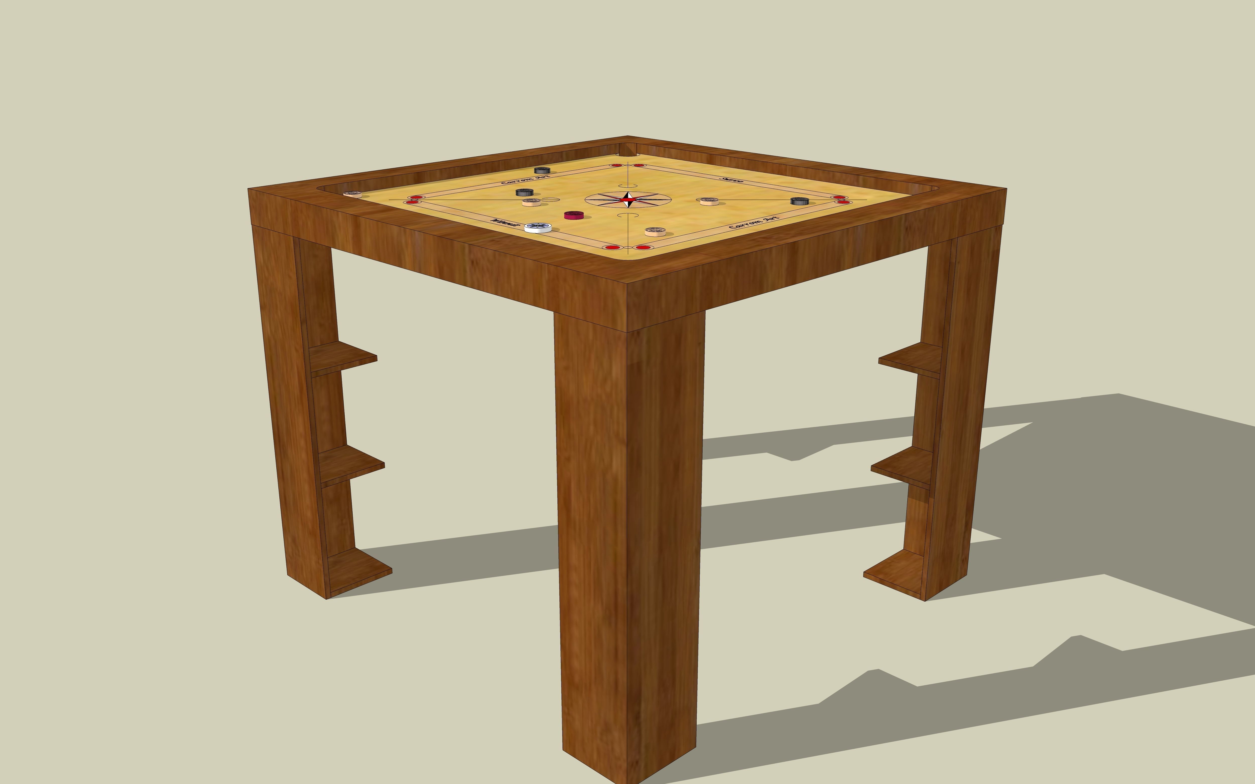 Carrom Table 3D model | CGTrader
