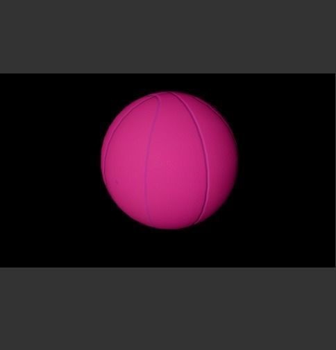 Pelota ROSA de baloncesto 3D model | CGTrader