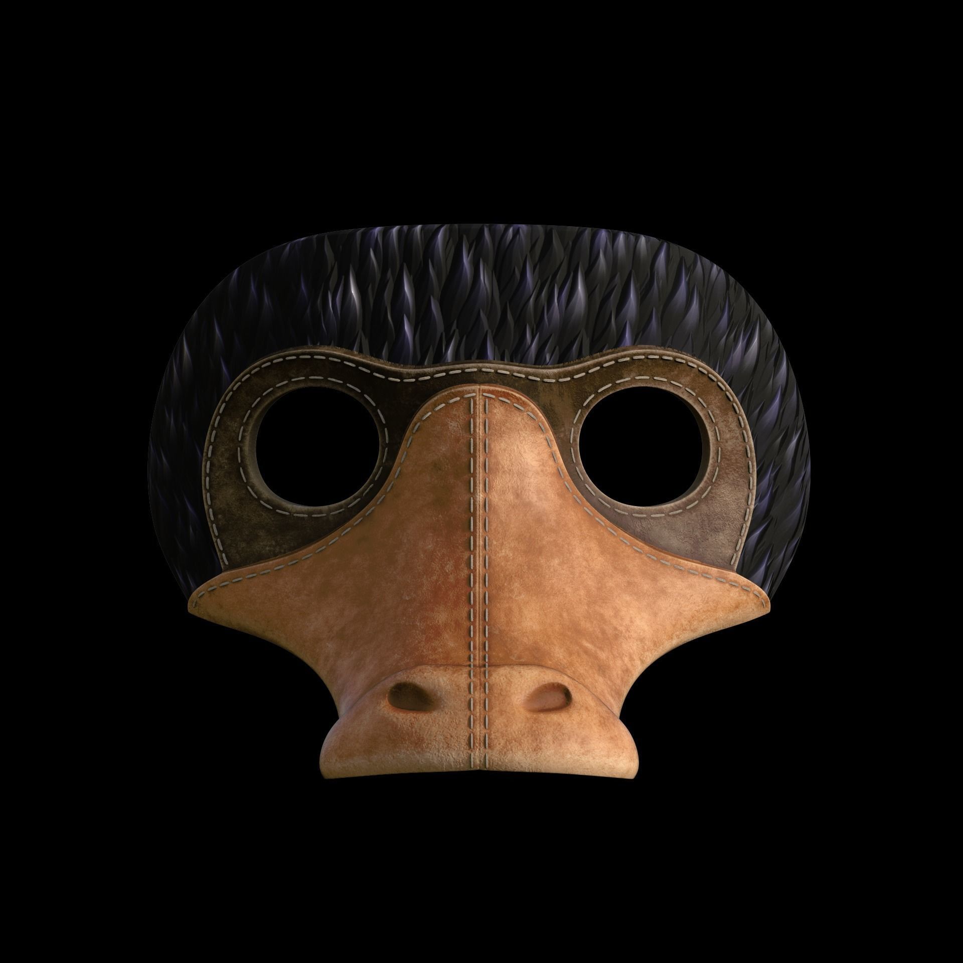 Niffler Mask from Hogwarts Legacy 3D model 3D printable | CGTrader