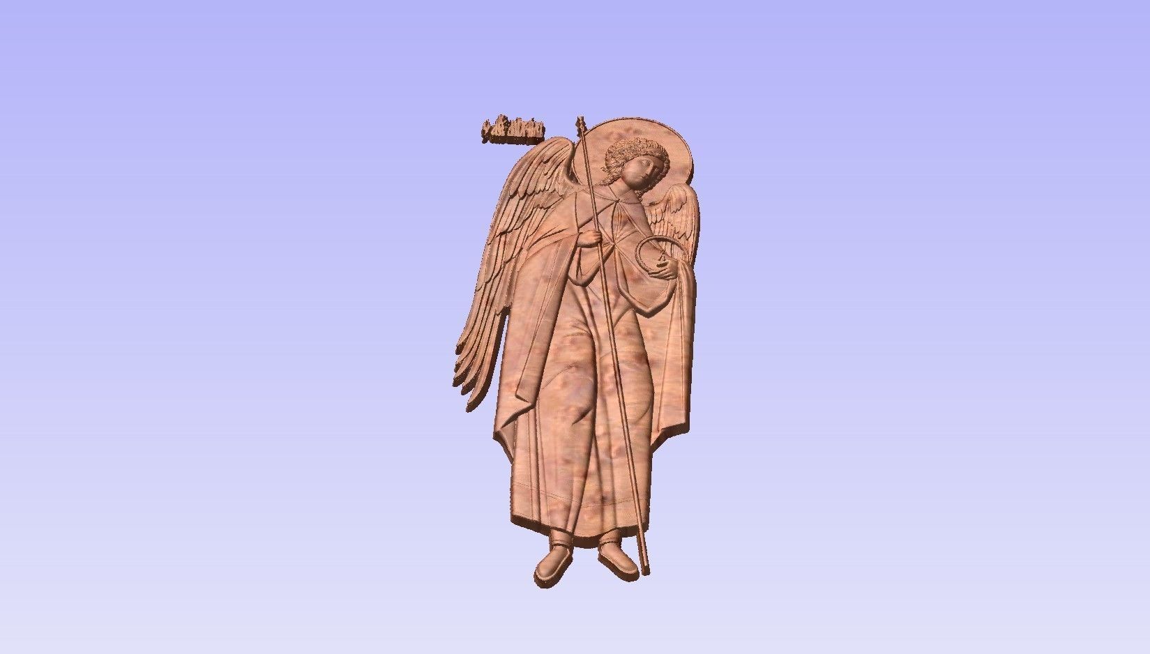Saint Archangel Michael 3D model 3D printable | CGTrader