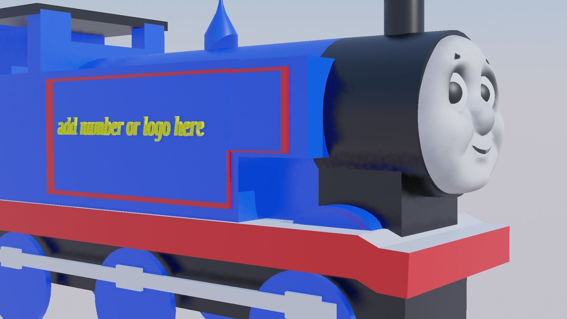 Thomas The Tank Engine Template Engine Model Pack free 3D model | CGTrader