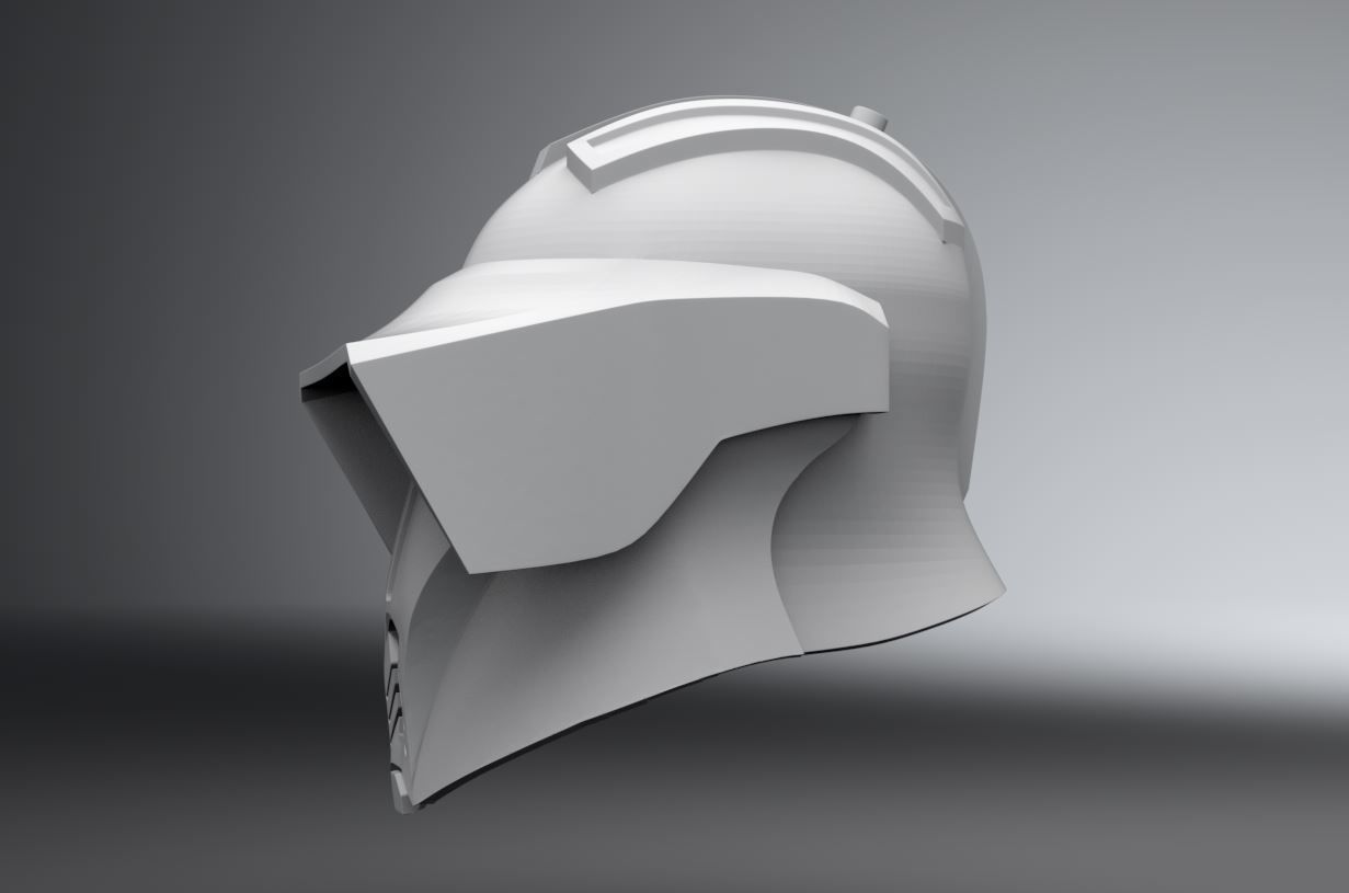 Captain Helmet 3D model 3D printable | CGTrader
