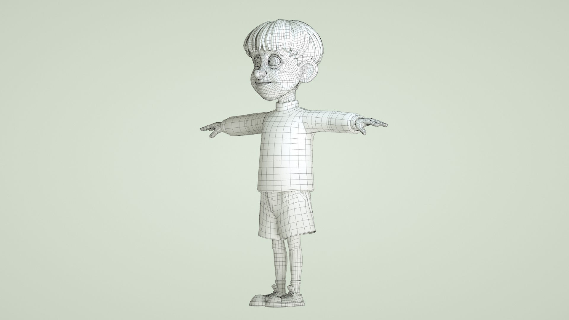 cartoon child little boy teenager youth 3D model | CGTrader