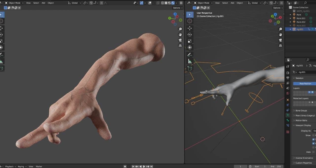 3D model Hand Arms VR / AR / low-poly | CGTrader