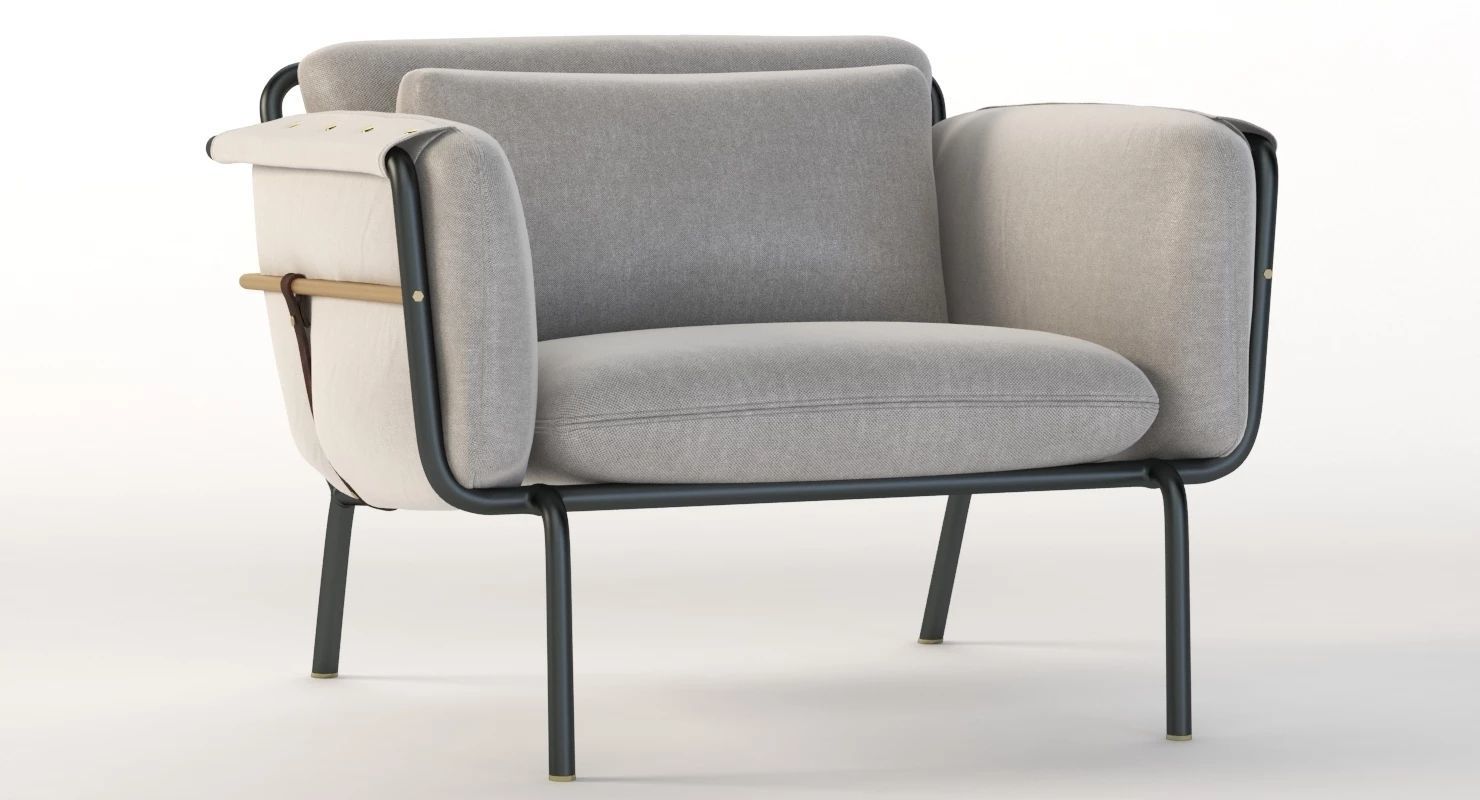 Stellar Works Valet Club Chair By David Rockwell 3D model | CGTrader