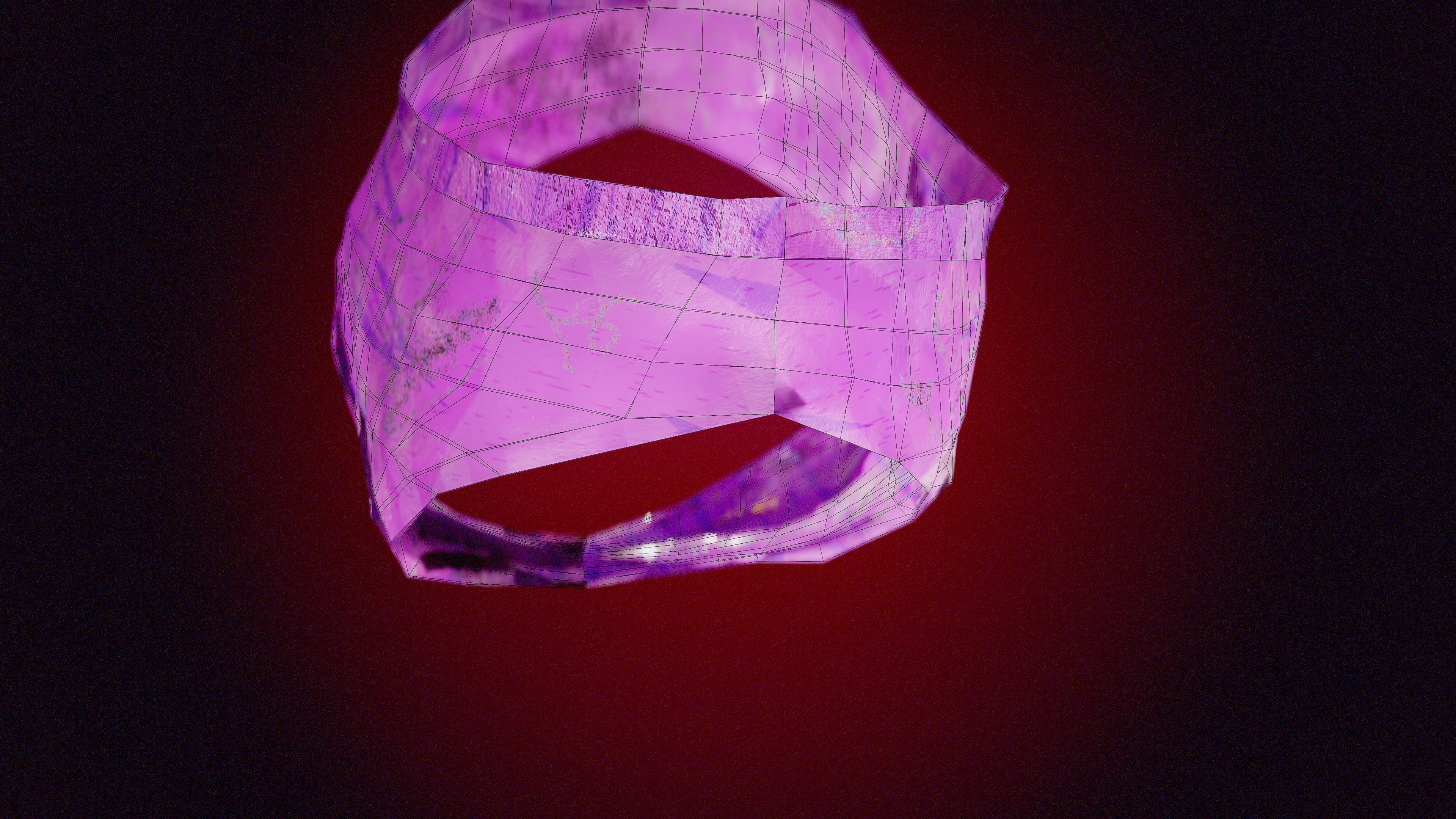 3D model Party PANT Psychedelic Rave CyberPunk Hippy Street VR / AR ...