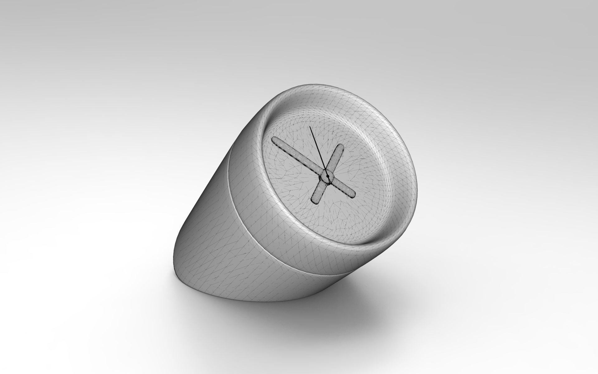 3D model Celo Table Clock VR / AR / low-poly | CGTrader